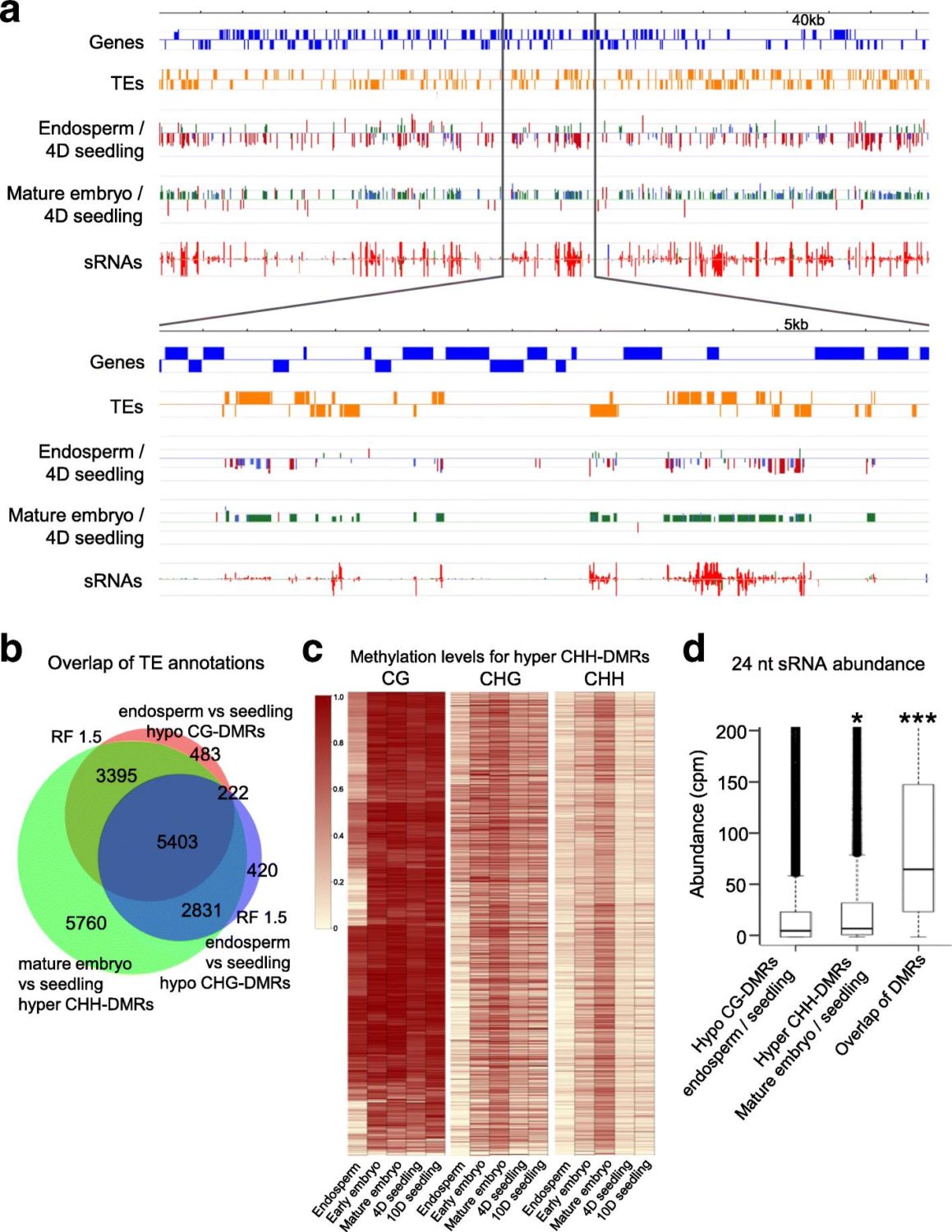 DNA methylation dynamics during early plant life | Plantae
