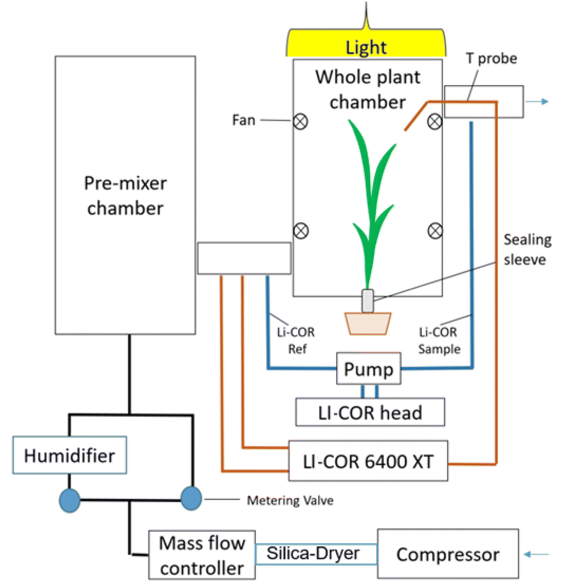 Whole plant chamber to examine sensitivity of cereal gas exchange to ...