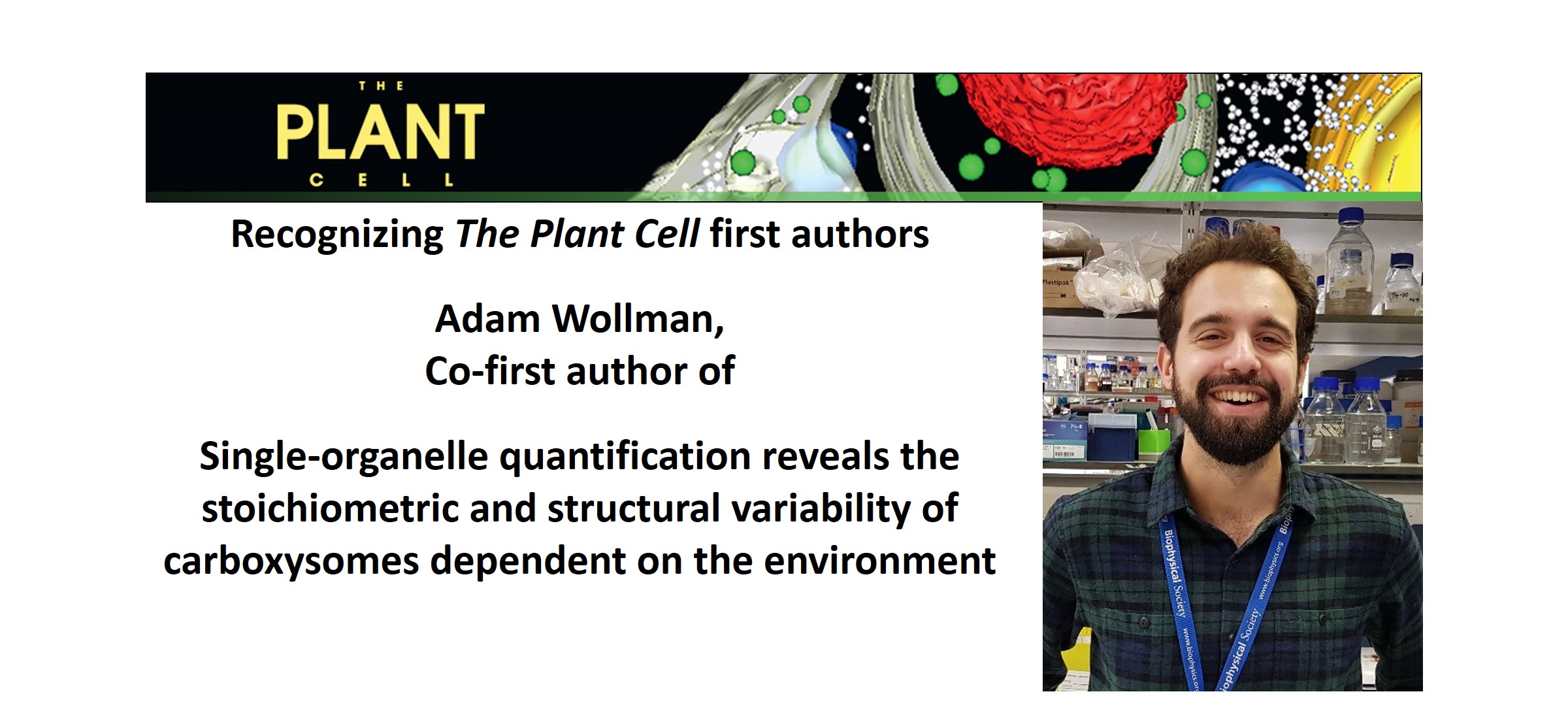 Recognizing The Plant Cell first authors: Adam Wollman | Plantae