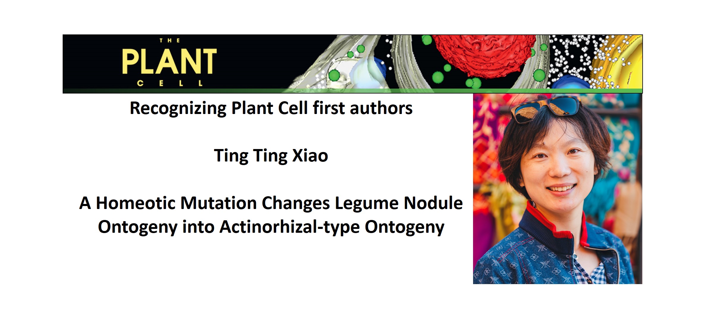 Recognizing Plant Cell authors: Ting Ting Xiao | Plantae