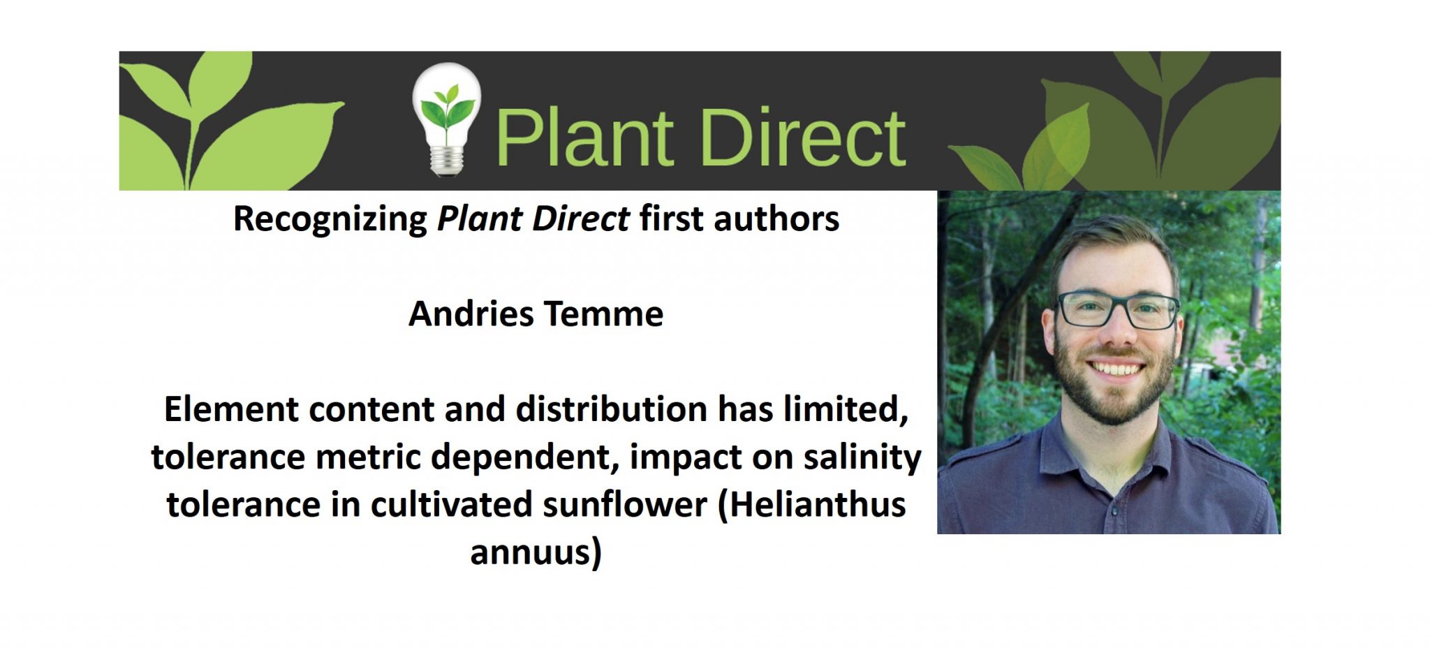 Recognizing Plant Direct authors: Andries Temme | Plantae