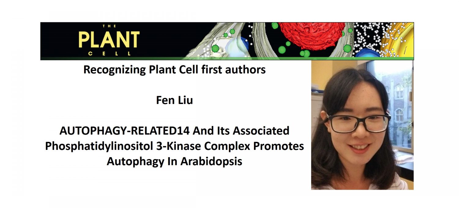Recognizing Plant Cell authors: Fen Liu | Plantae