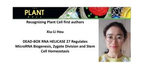 Recognizing Plant Cell authors: Xiu-Li Hou | Plantae