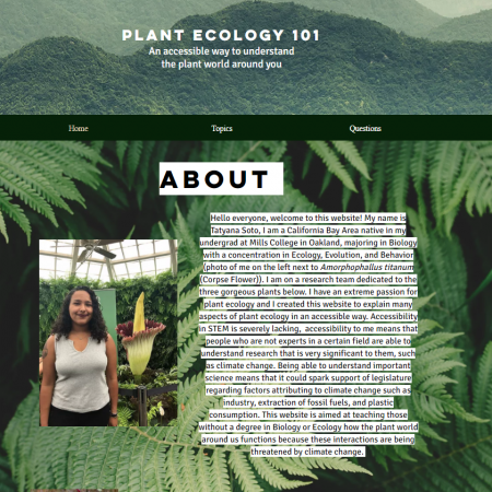 Plantae | Increasing awareness of climate change impacts and the ...