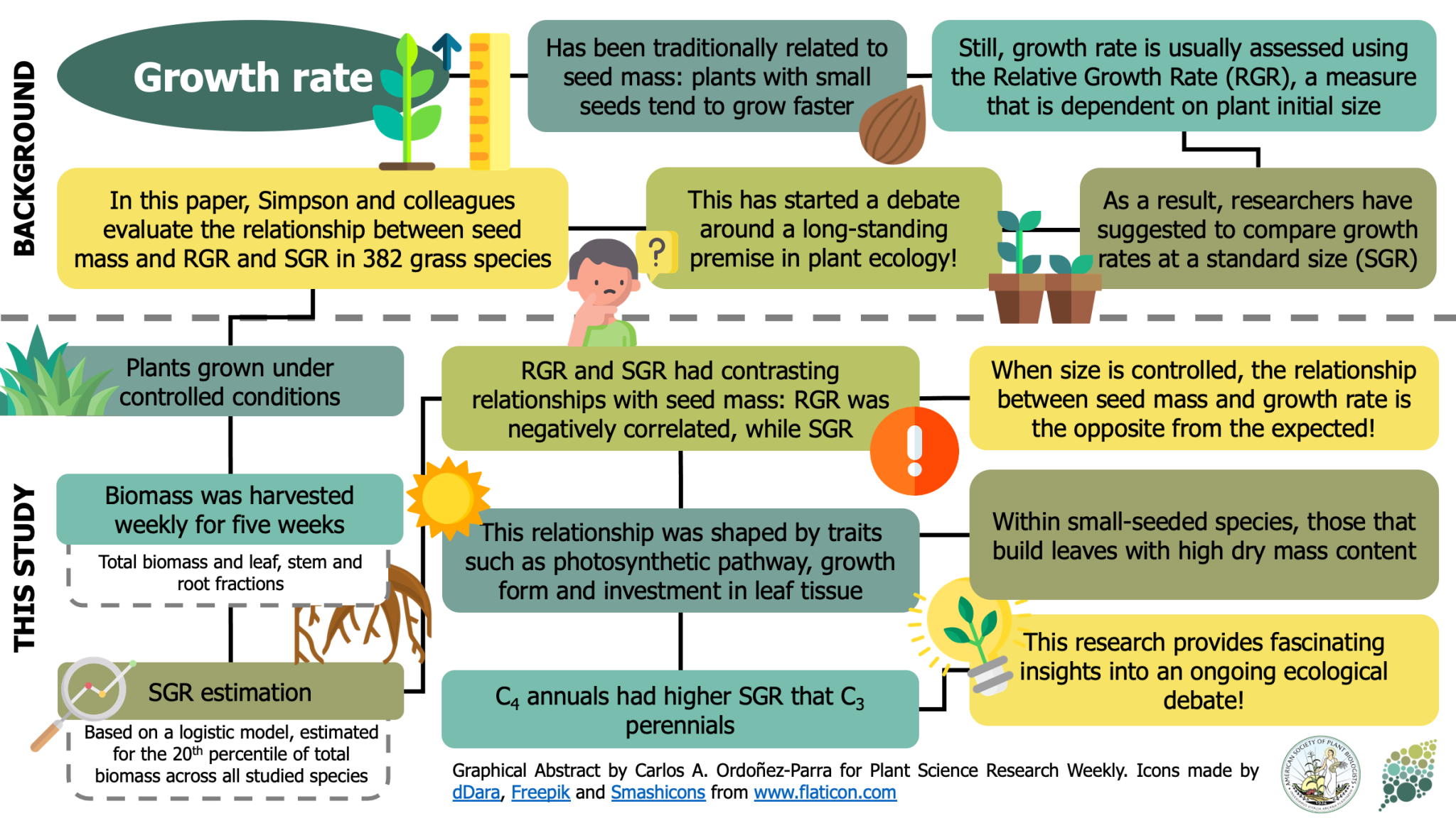 Large seeds provide intrinsic growth advantage that depends on leaf ...